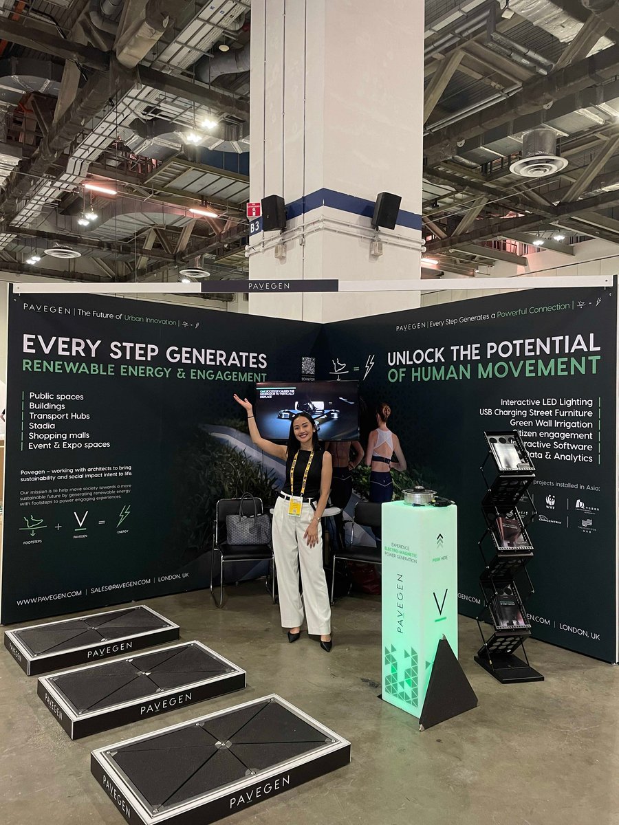 Pavegen at The World Architecture Festival Singapore